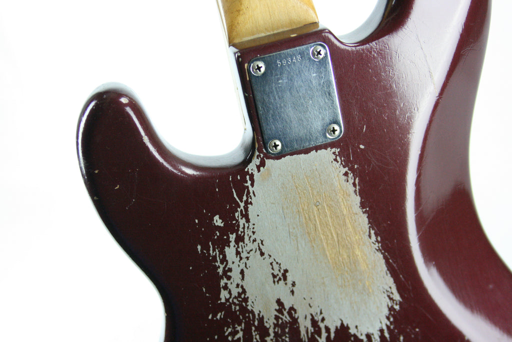 1961 Fender Precision Bass W Ohsc Slab Board Neck P Body Only Refin Kansas City Vintage Guitars