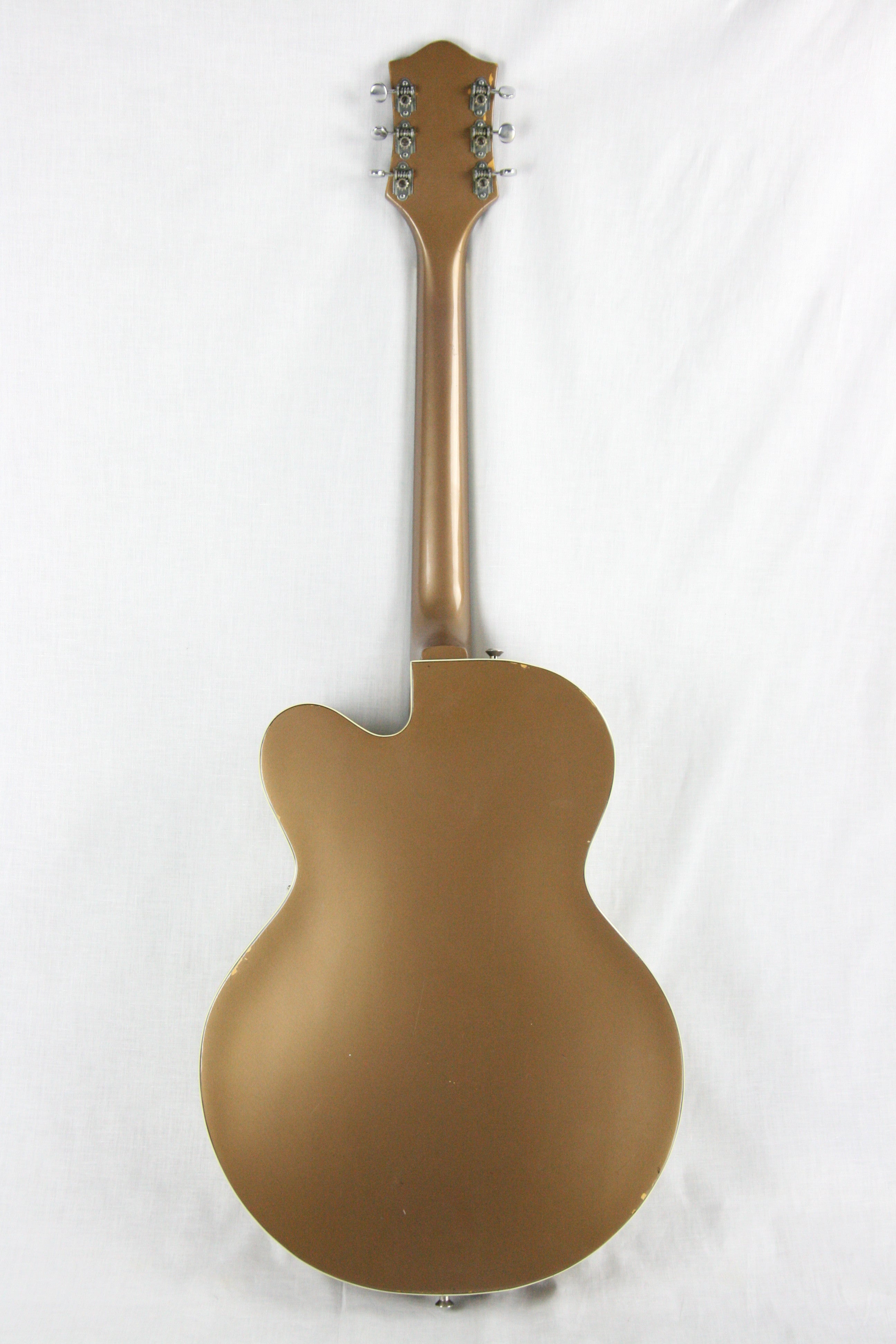 c. 1957 Gretsch Streamliner Bamboo Yellow Copper Mist! Transitional El ...