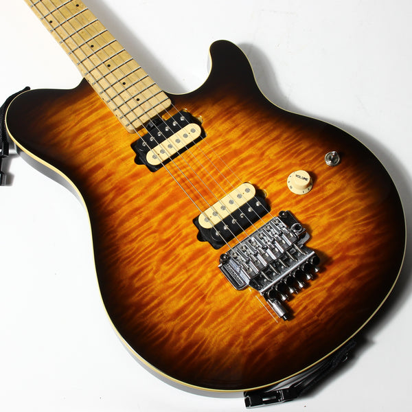 *SOLD* 2007 Ernie Ball Music Man Axis Tobacco Burst Quilt Top -- FU-To ...