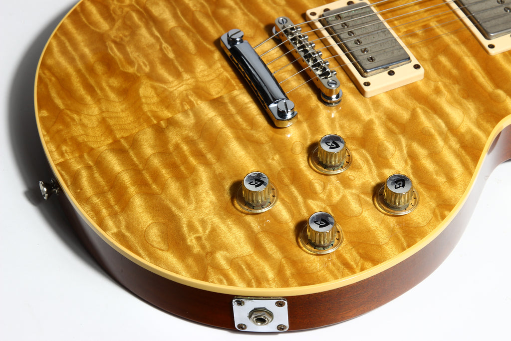 1997 Guild USA Bluesbird M-75 QUILT FLAME TOP! -- Natural Finish, Orig ...