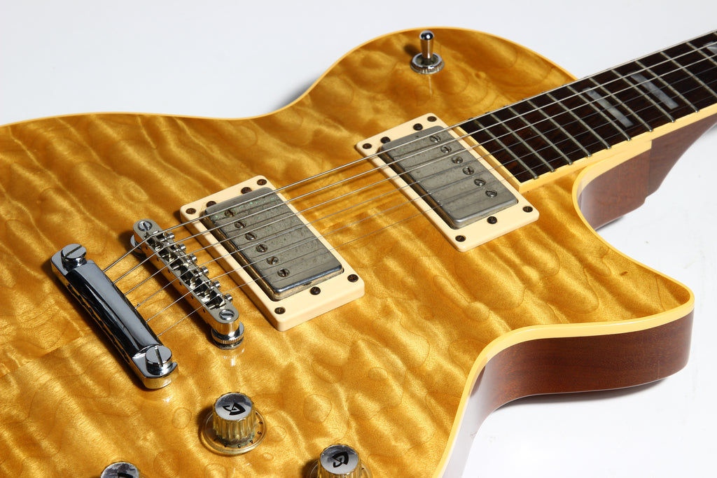 1997 Guild USA Bluesbird M-75 QUILT FLAME TOP! -- Natural Finish, Orig ...