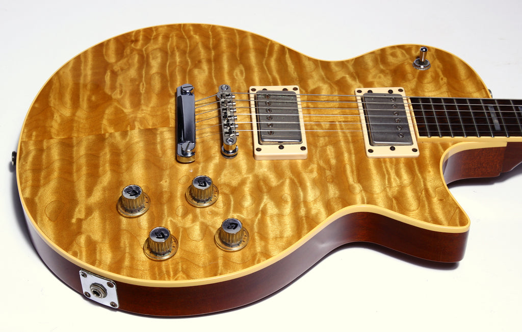 1997 Guild USA Bluesbird M-75 QUILT FLAME TOP! -- Natural Finish, Orig ...