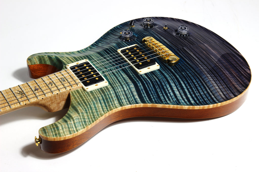 2012 PRS P22 Artist Package Piezo BLUE FADE -- Custom 22, CRAZY FLAMET ...