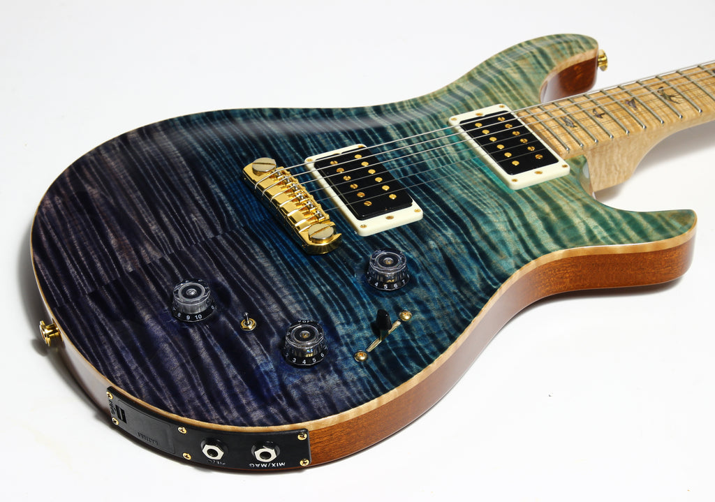 2012 PRS P22 Artist Package Piezo BLUE FADE -- Custom 22, CRAZY FLAMET ...