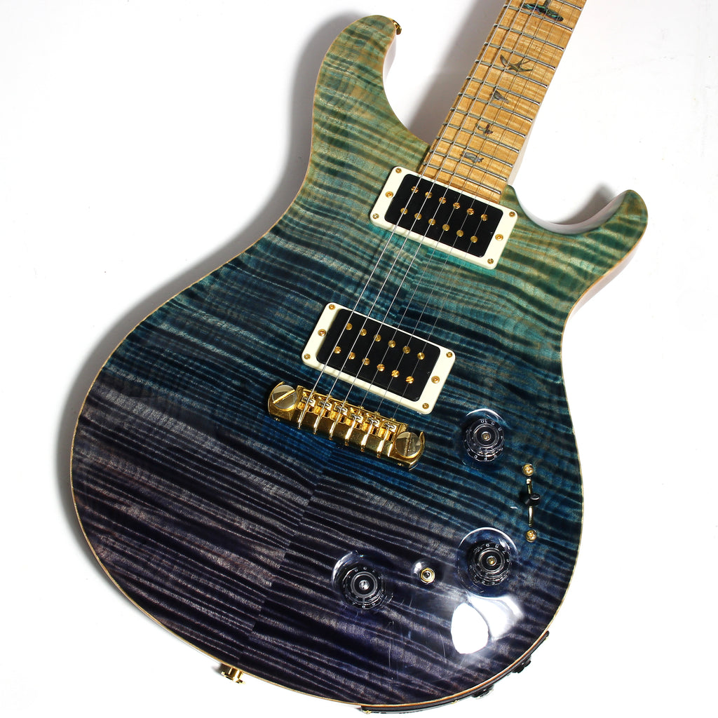 2012 PRS P22 Artist Package Piezo BLUE FADE -- Custom 22, CRAZY FLAMET ...