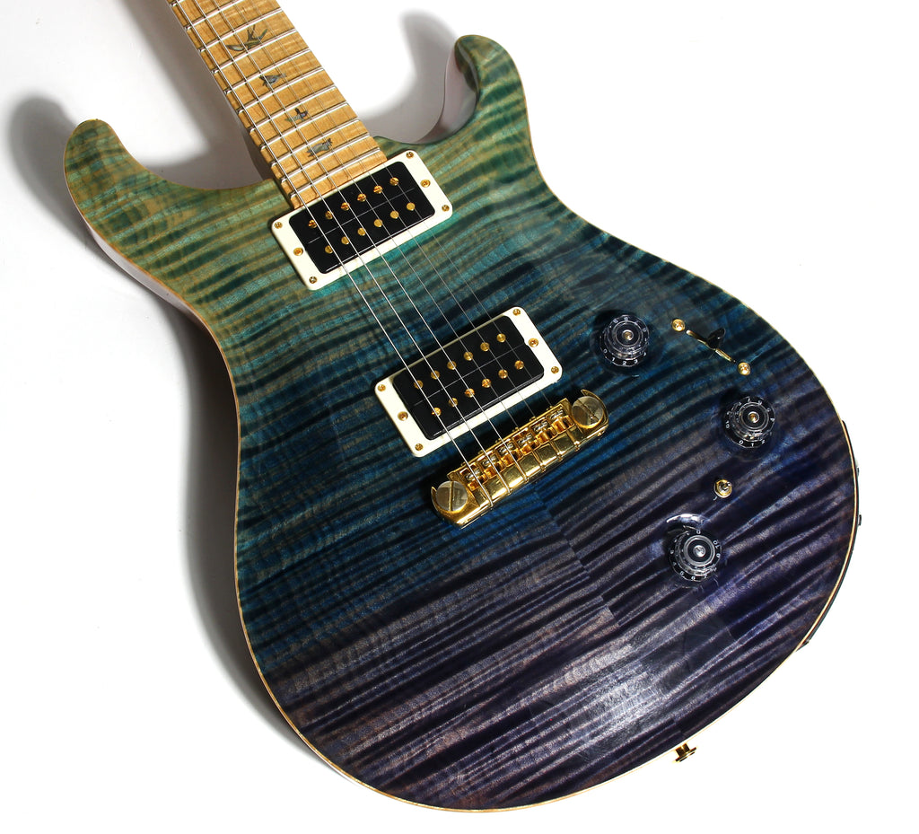 2012 PRS P22 Artist Package Piezo BLUE FADE -- Custom 22, CRAZY FLAMET ...