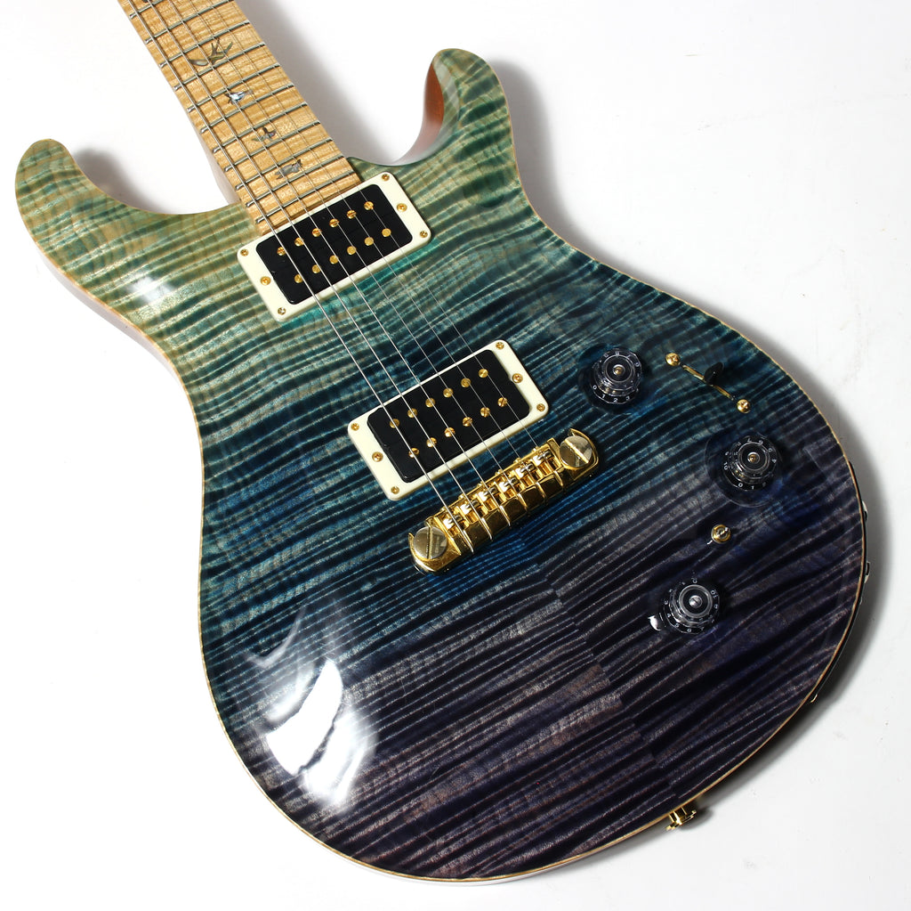 2012 PRS P22 Artist Package Piezo BLUE FADE -- Custom 22, CRAZY FLAMET ...