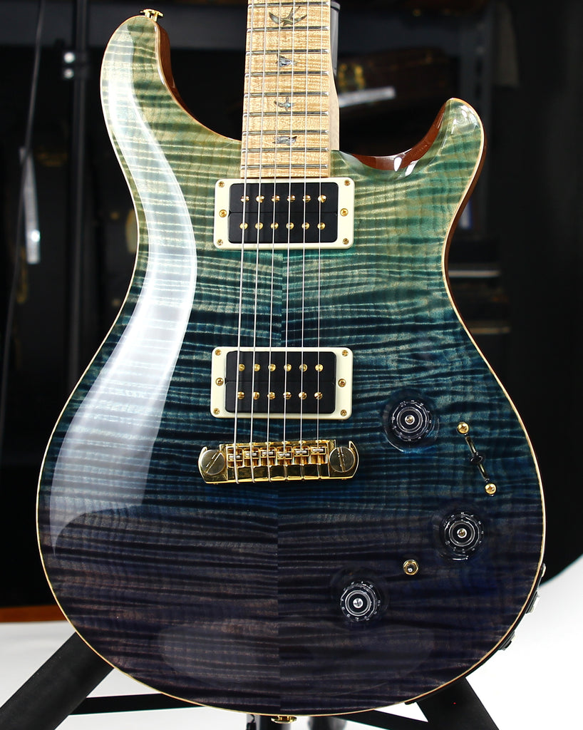 2012 PRS P22 Artist Package Piezo BLUE FADE -- Custom 22, CRAZY FLAMET ...