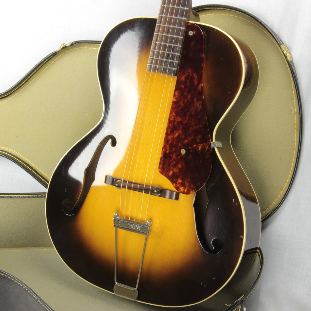 CLEAN 1942 Epiphone Olympic Archtop Acoustic Sunburst Prewar Guitar! 1 ...