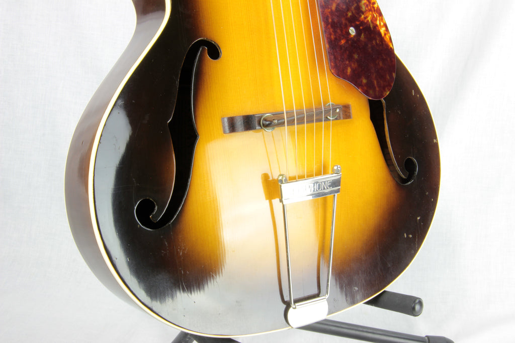 CLEAN 1942 Epiphone Olympic Archtop Acoustic Sunburst Prewar Guitar! 1 ...