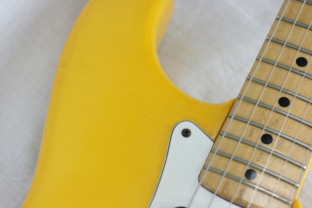 1981 Fender MONACO YELLOW Stratocaster International Color Series Stra ...