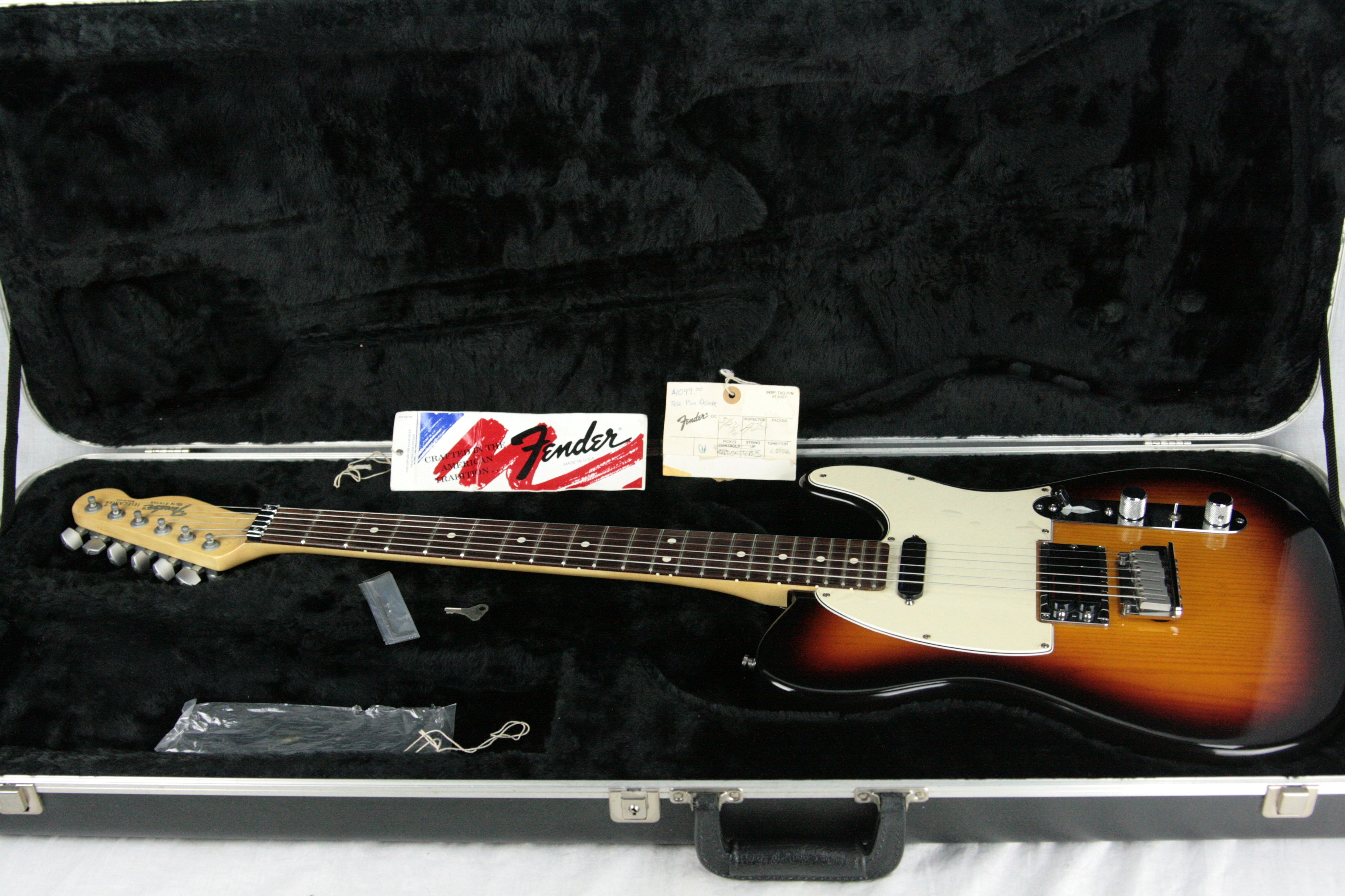 1991 Fender Telecaster Plus Deluxe v1 Sunburst Rosewood! USA American ...