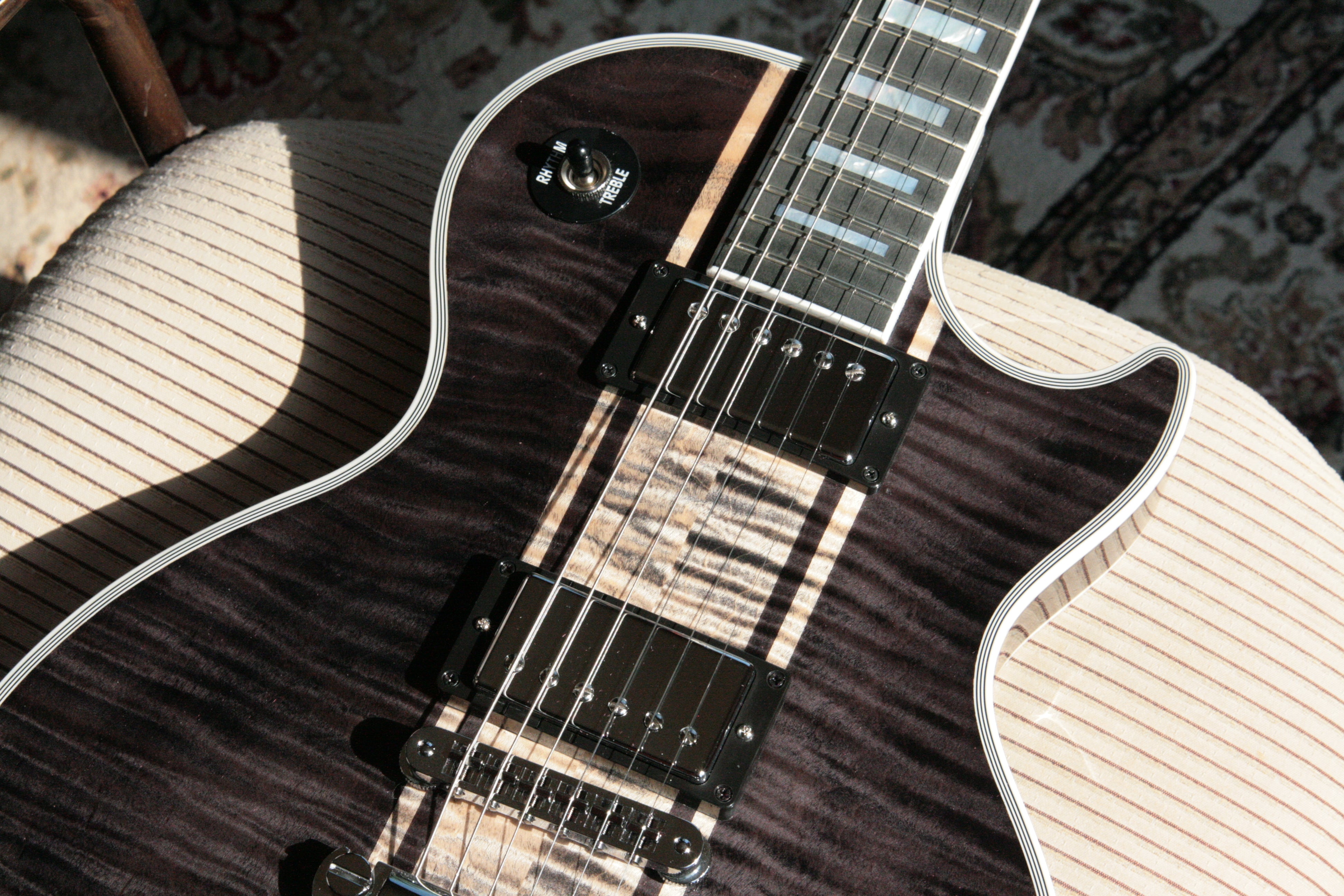 2018 Gibson Custom Shop Les Paul WHITE SCORPION! Flametop, Limited Blo ...