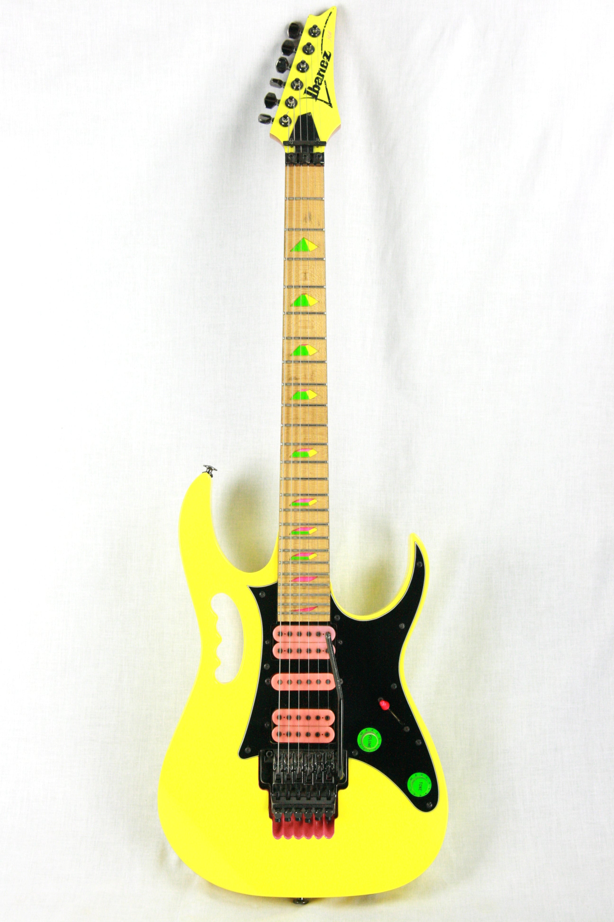 *SOLD* 1990 Ibanez JEM 777 DY! Desert Sun Yellow w/ OHSC! JEM777DY Exc ...