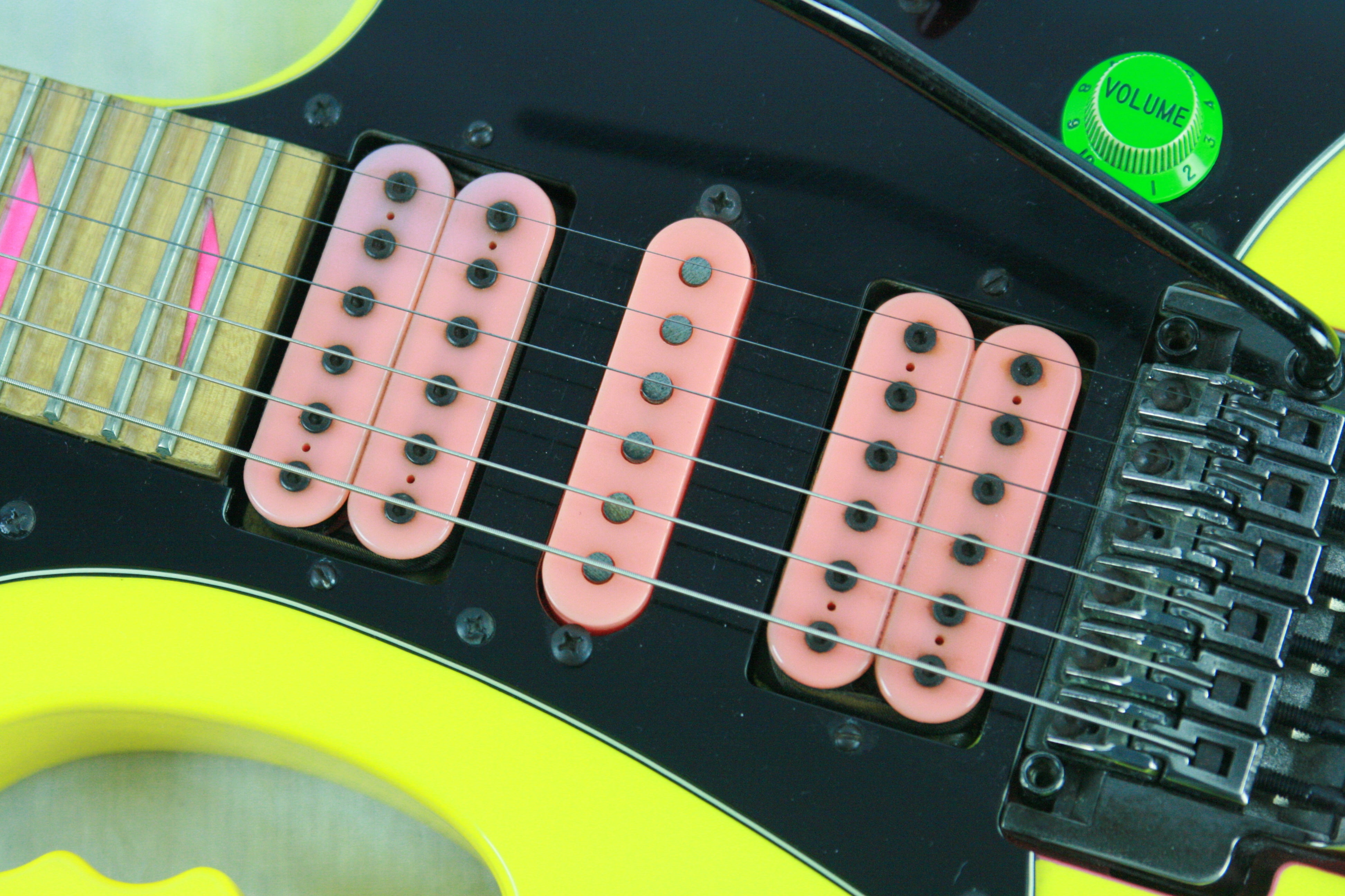 *SOLD* 1990 Ibanez JEM 777 DY! Desert Sun Yellow w/ OHSC! JEM777DY Exc ...
