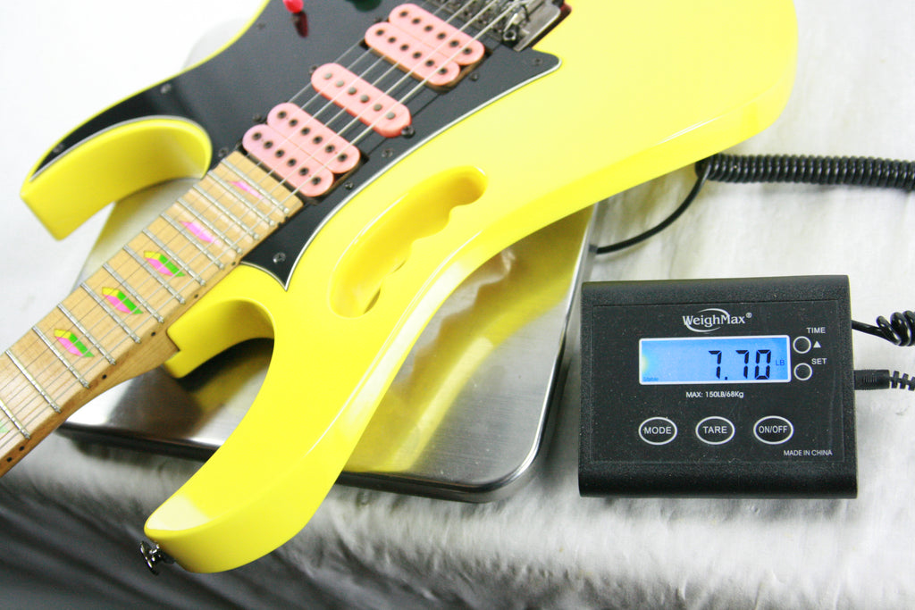1990 Ibanez JEM 777 DY! Desert Sun Yellow w/ OHSC! JEM777DY Excellent ...