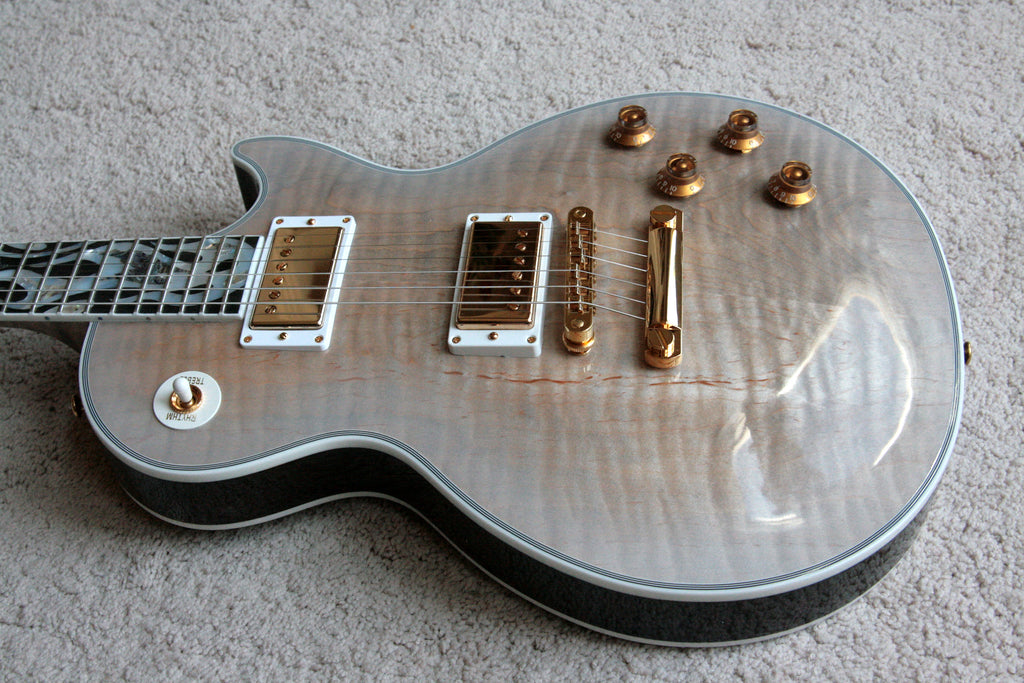 2018 Gibson ICE FLAME Custom Shop Les Paul ULTIMA! Ebony Board, Flamet ...