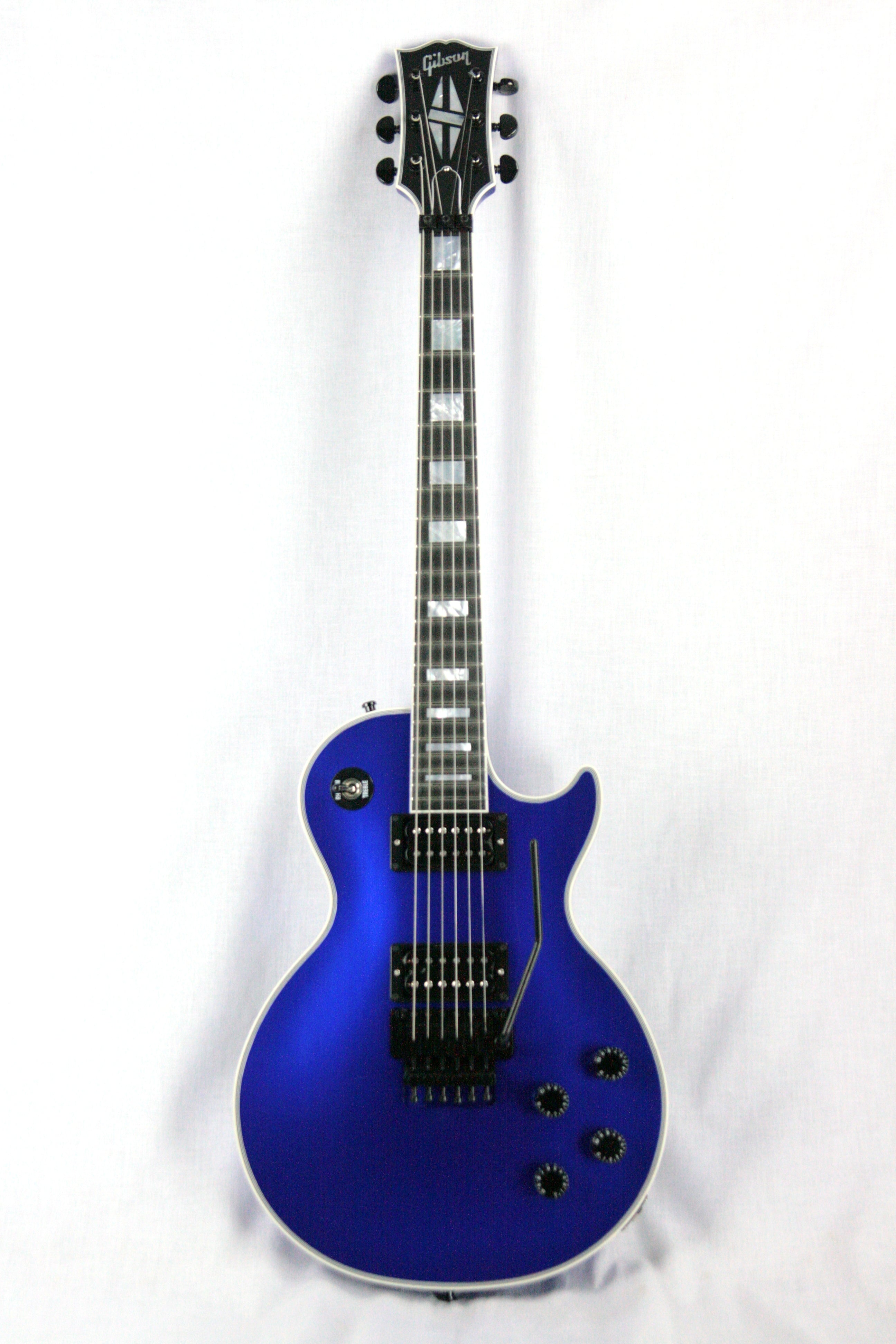 Gibson Custom Shop Les Paul Modern Axcess Neon Blue Black Floyd Rose ...