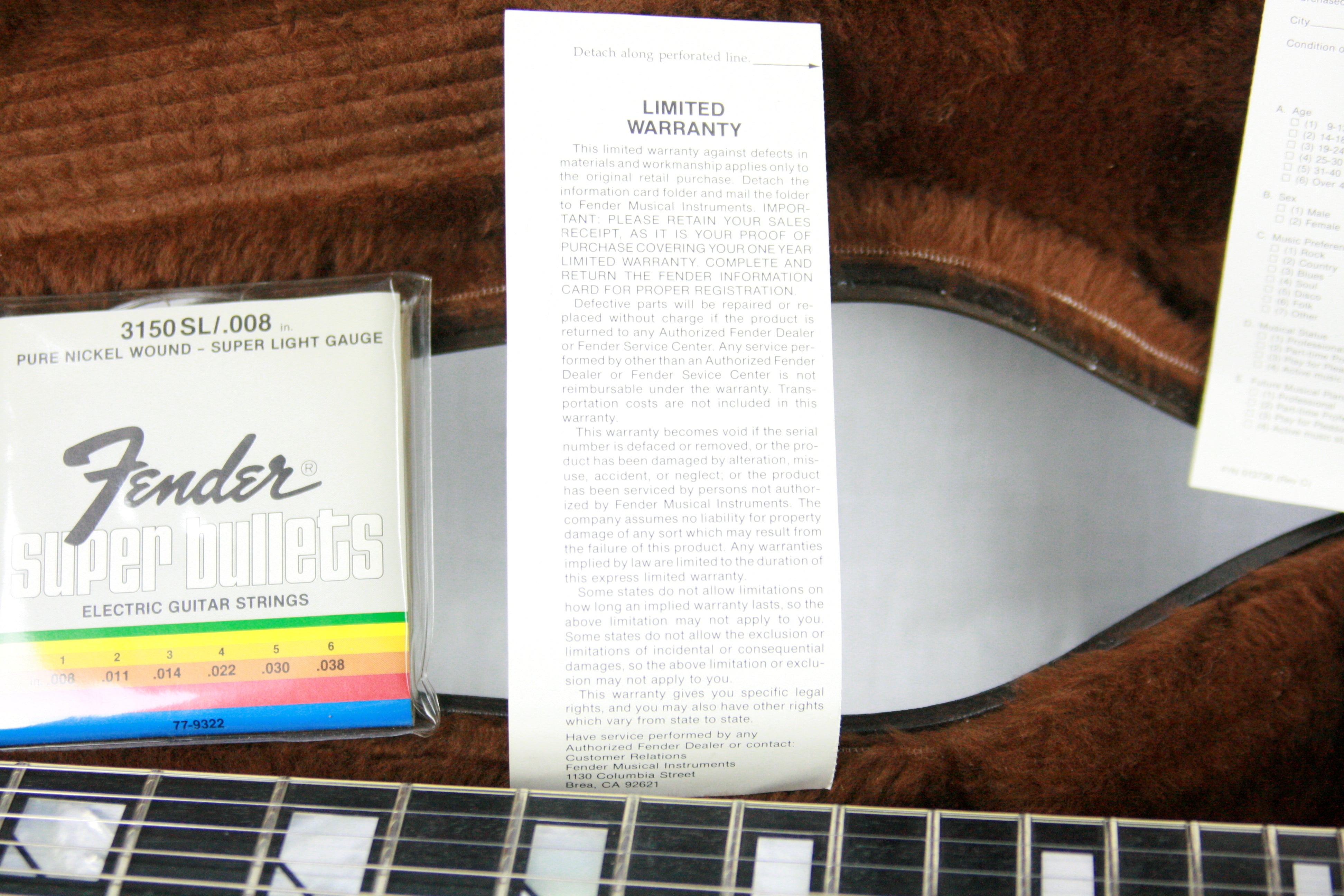 1987 Fender ROBBEN FORD ULTRA! Esprit w/ OHSC Sunburst! SD 59's! Ebony ...