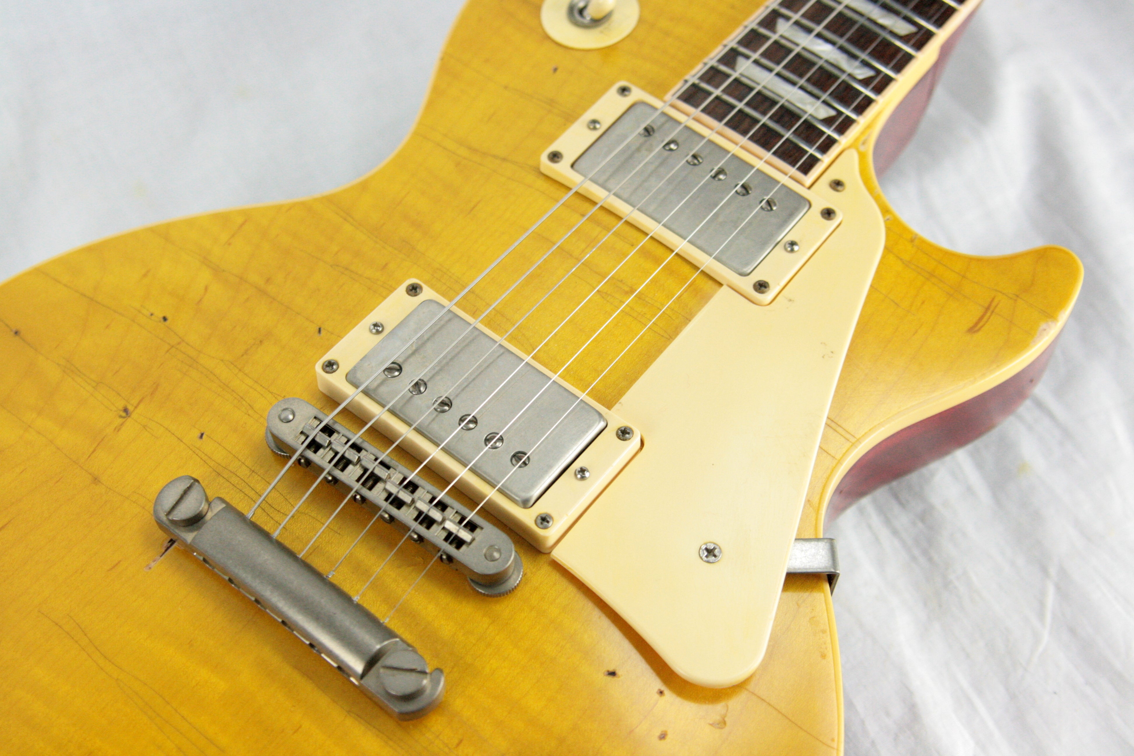 2018 Gibson NASH LP-60 Les Paul Standard Conversion Aged Lemon Burst ...