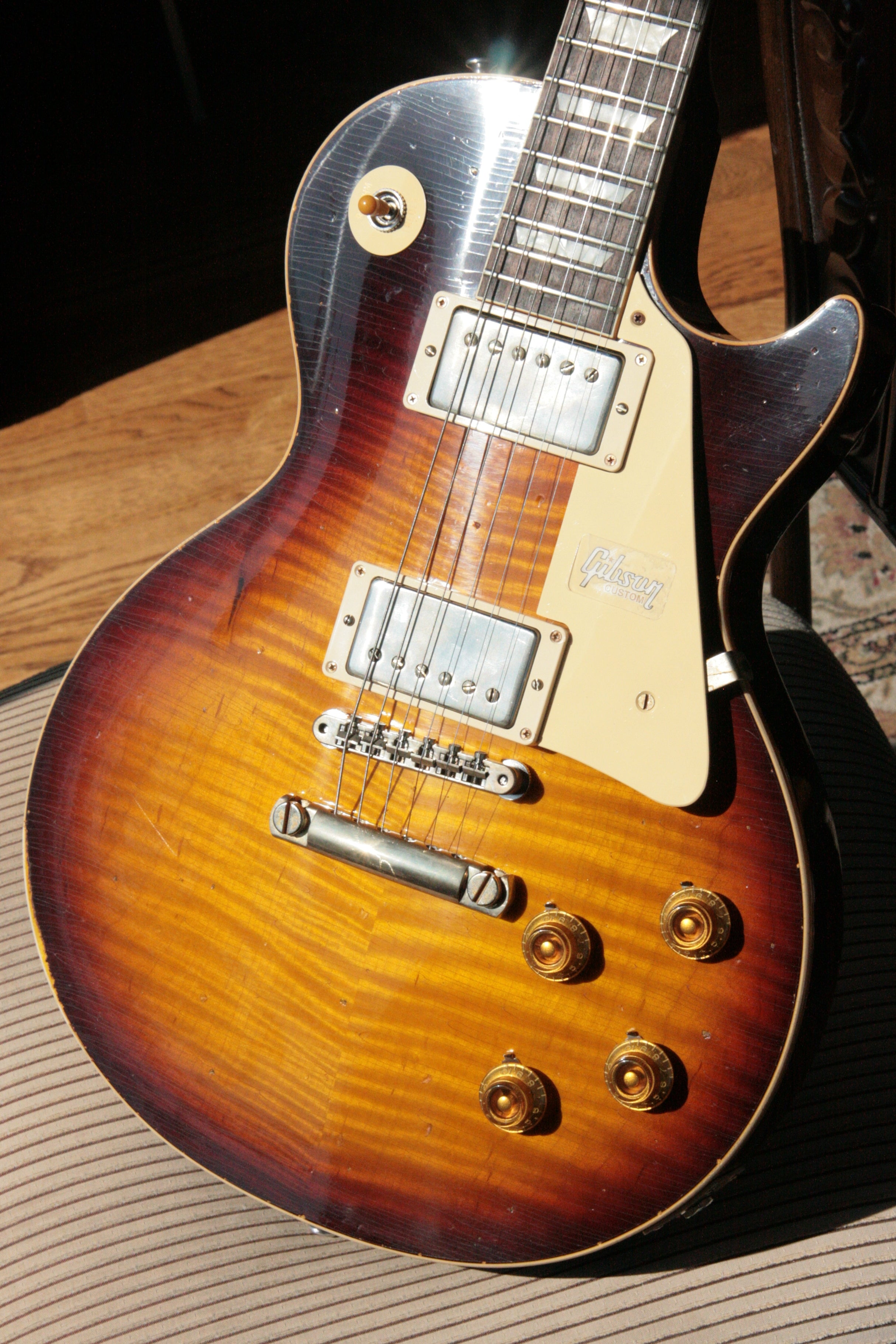 2018 Gibson 1959 HEAVY AGED Bourbon Burst Les Paul Reissue! R9 59 Duan ...