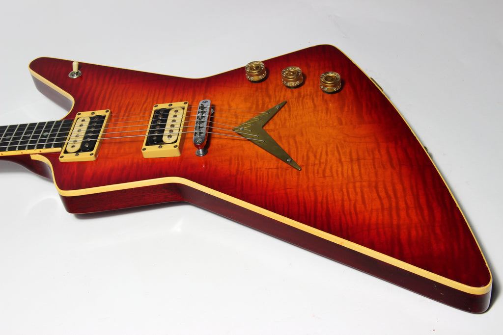 1979 Dean USA Z Standard Bound Explorer -- Cherry Burst, Flametop, DiM ...