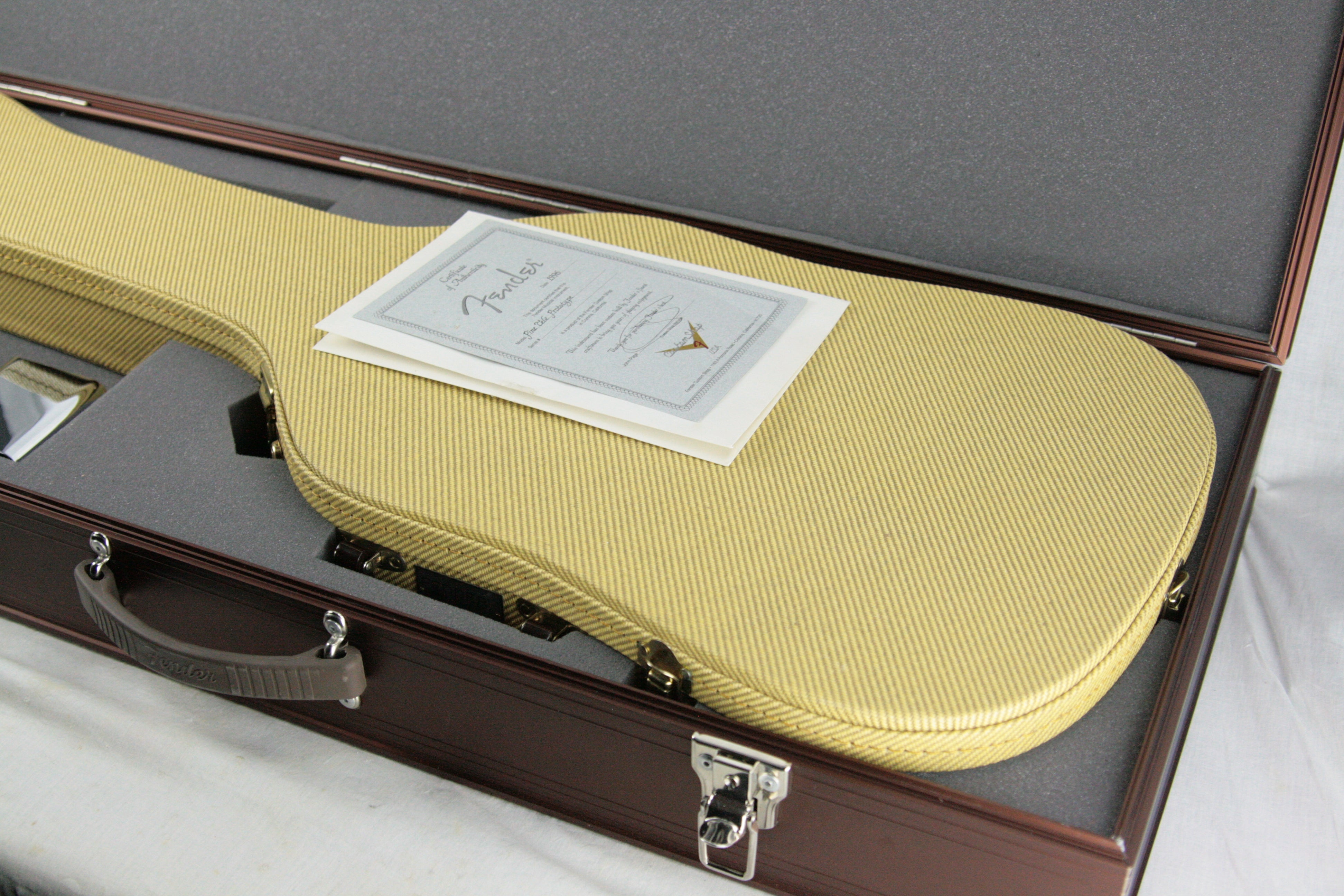 PROTO 96 Fender Masterbuilt PINE TELECASTER Fred Stuart Tele Snakehead ...