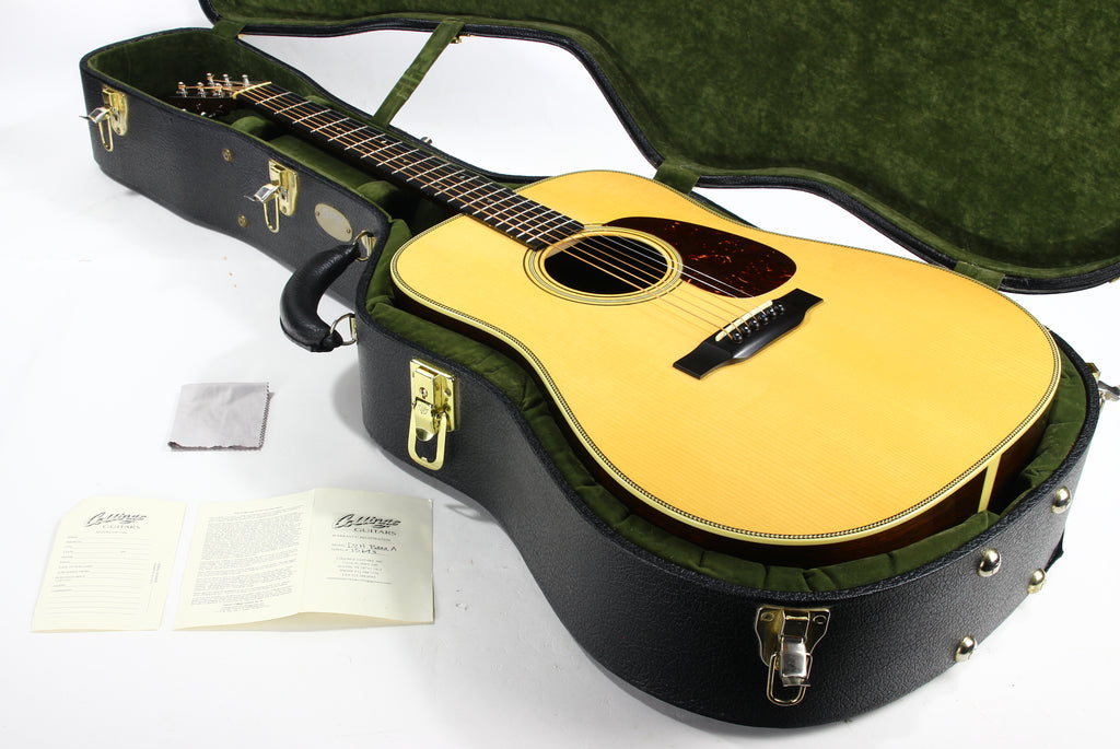 *SOLD* 2008 Collings BRAZILIAN ROSEWOOD D2H Baaa A --Dreadnought, High – Kansas City Vintage Guitars
