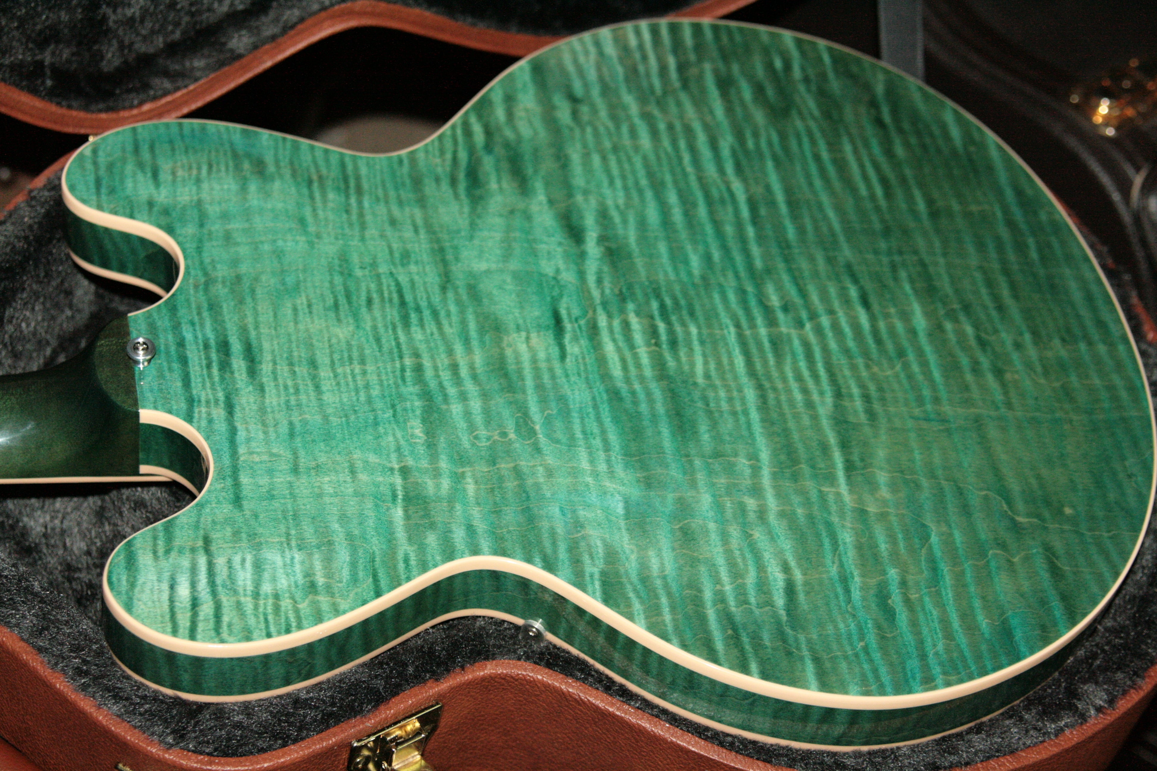 2016 Gibson ES-335 FIGURED Turquoise Limited Edition! Block inlays, Fl ...
