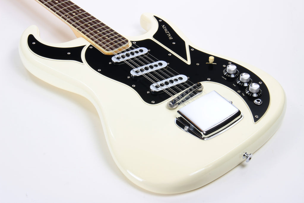 MINT 1967 Burns Baldwin Double Six RARE White - Hank Marvin 12-string ...