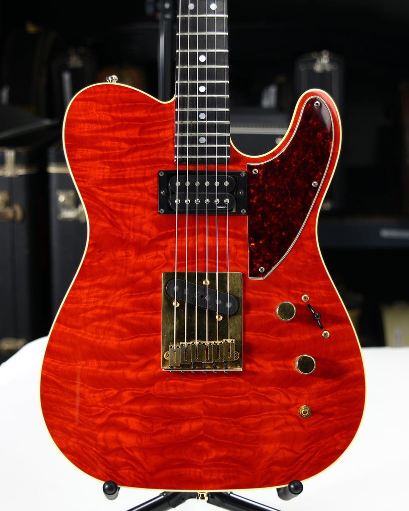 1993 Fender Custom Shop Set Neck Country Artist Telecaster QUILT Sunse ...