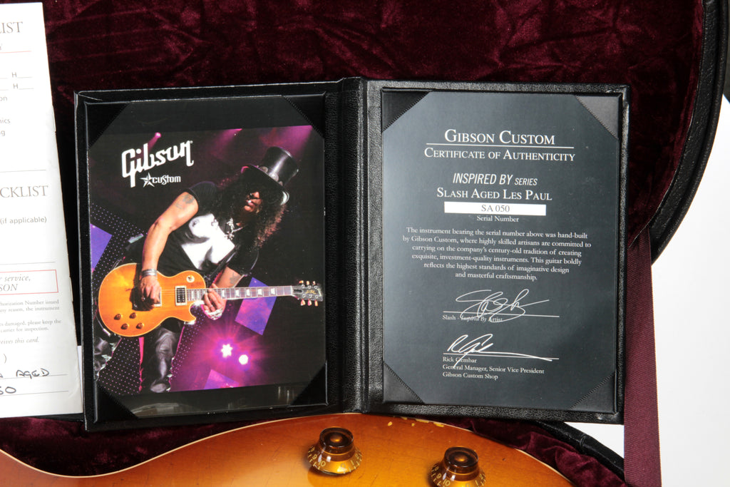 2008 Gibson Custom Shop SLASH INSPIRED BY Les Paul MURPHY AGED SIGNED ...