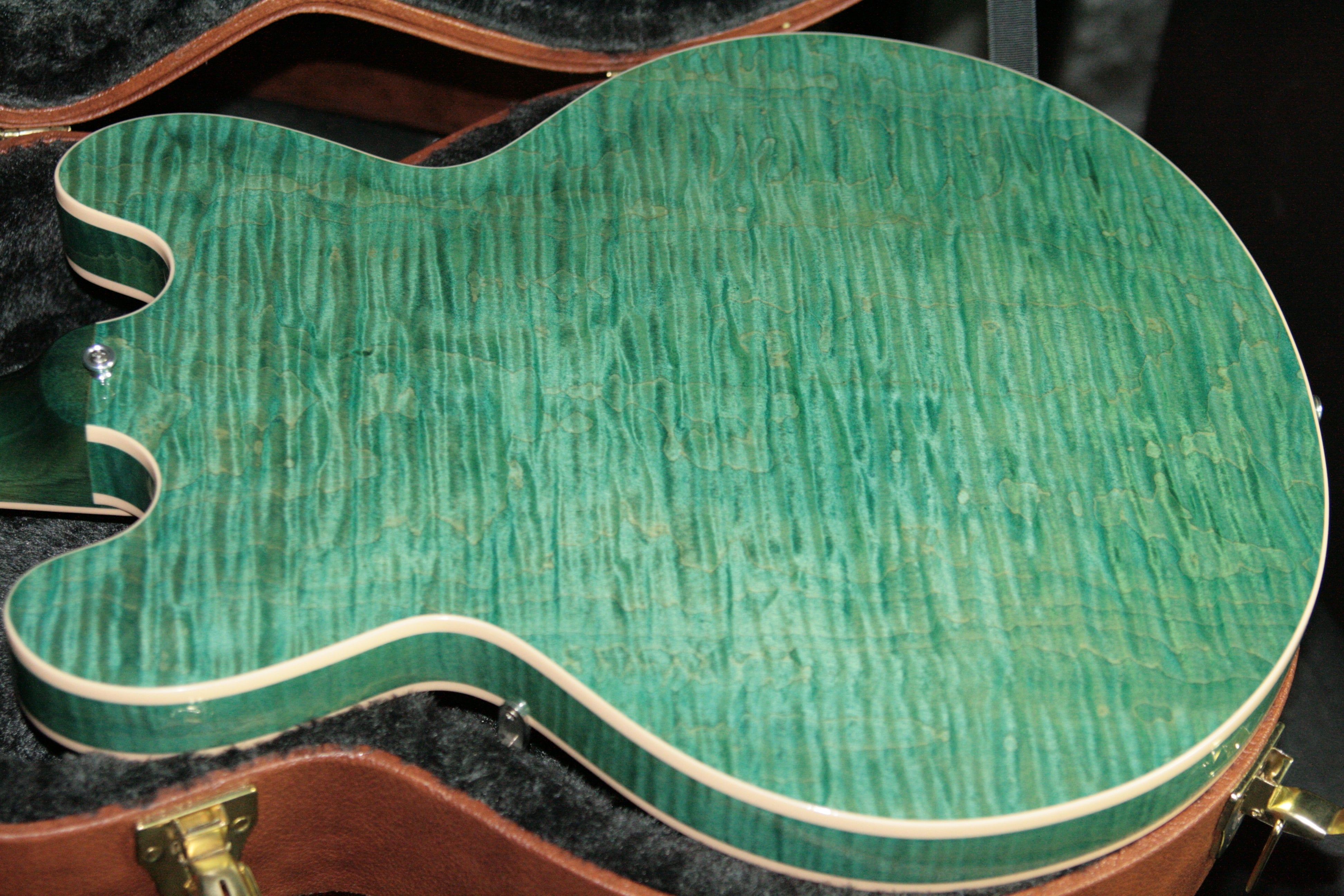 2016 Gibson ES-335 FIGURED Turquoise Limited Edition! Block inlays, Fl ...