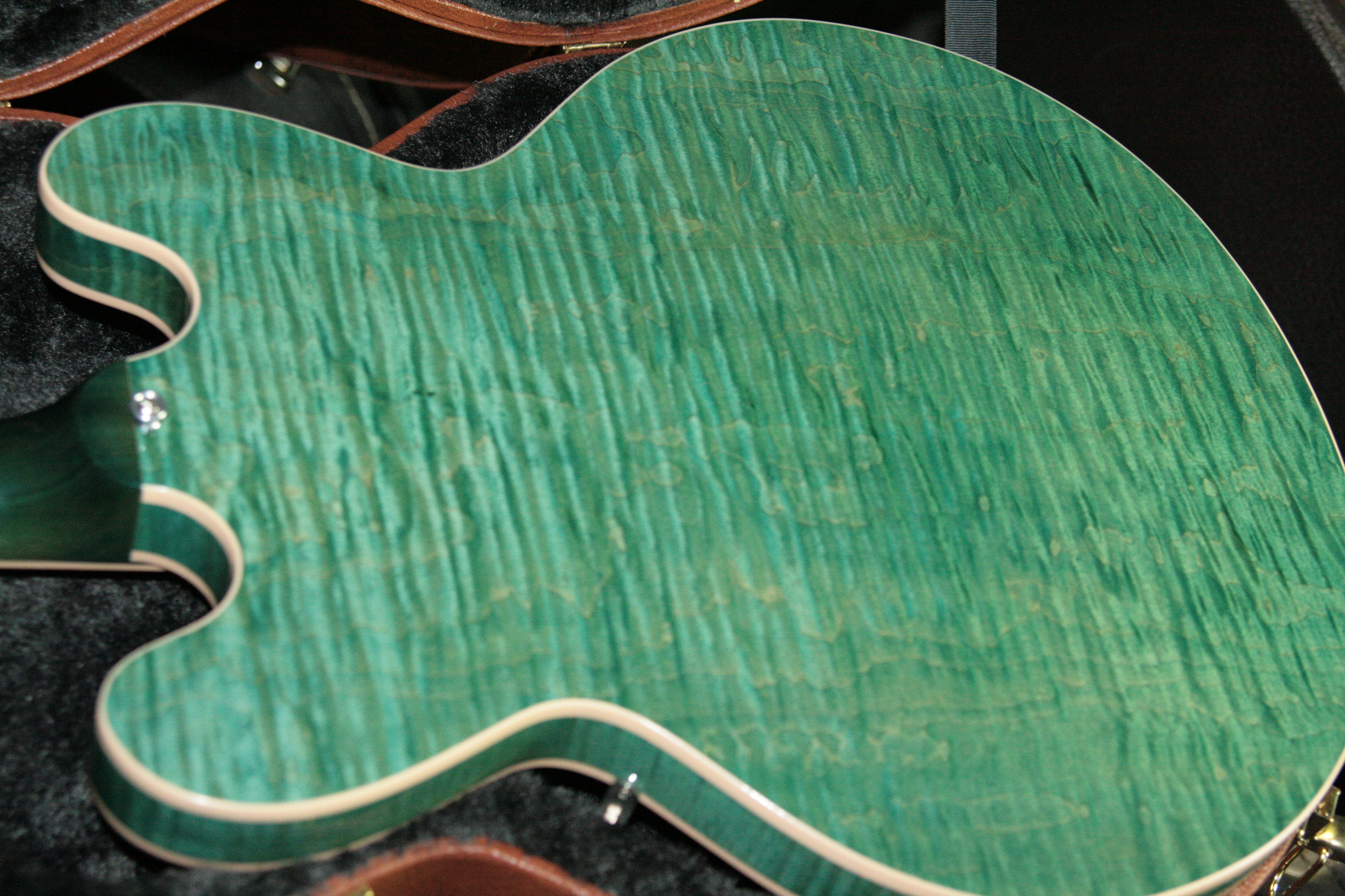 2016 Gibson ES-335 FIGURED Turquoise Limited Edition! Block inlays, Fl ...