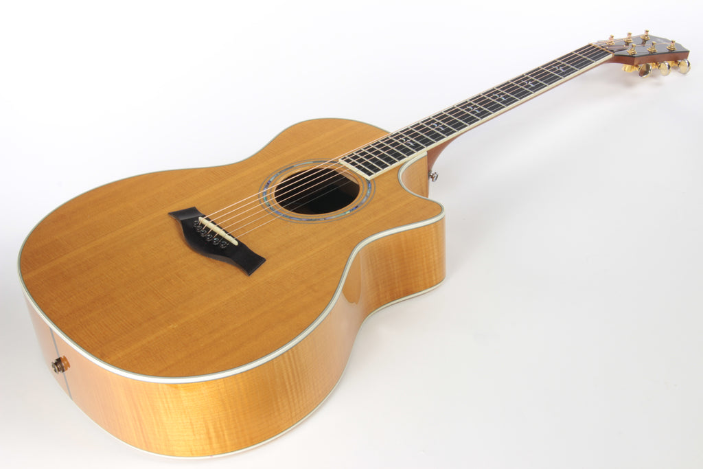 1996 Taylor 614C Grand Auditorium Flamed Maple Back/Sides w/ OHSC! Fis ...
