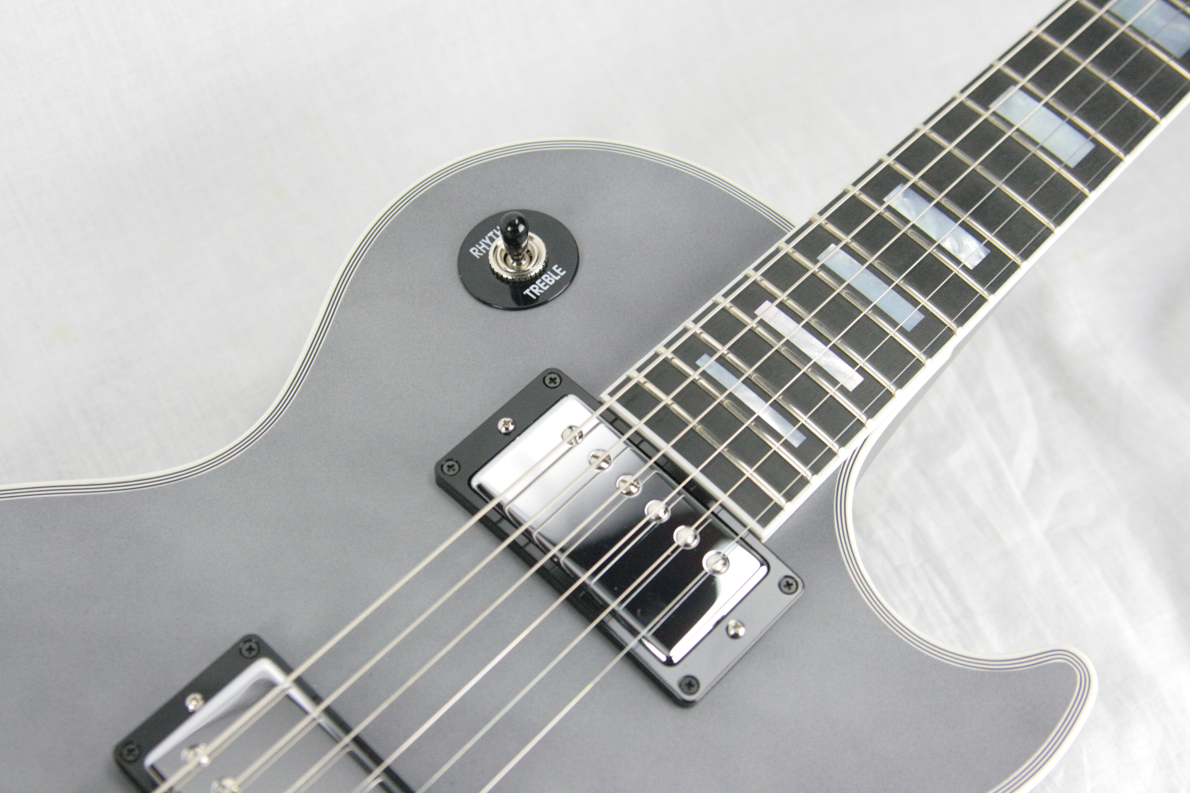 *SOLD* 2017 Gibson Custom Shop Les Paul Modern Axcess SATIN RHINO GRAY ...