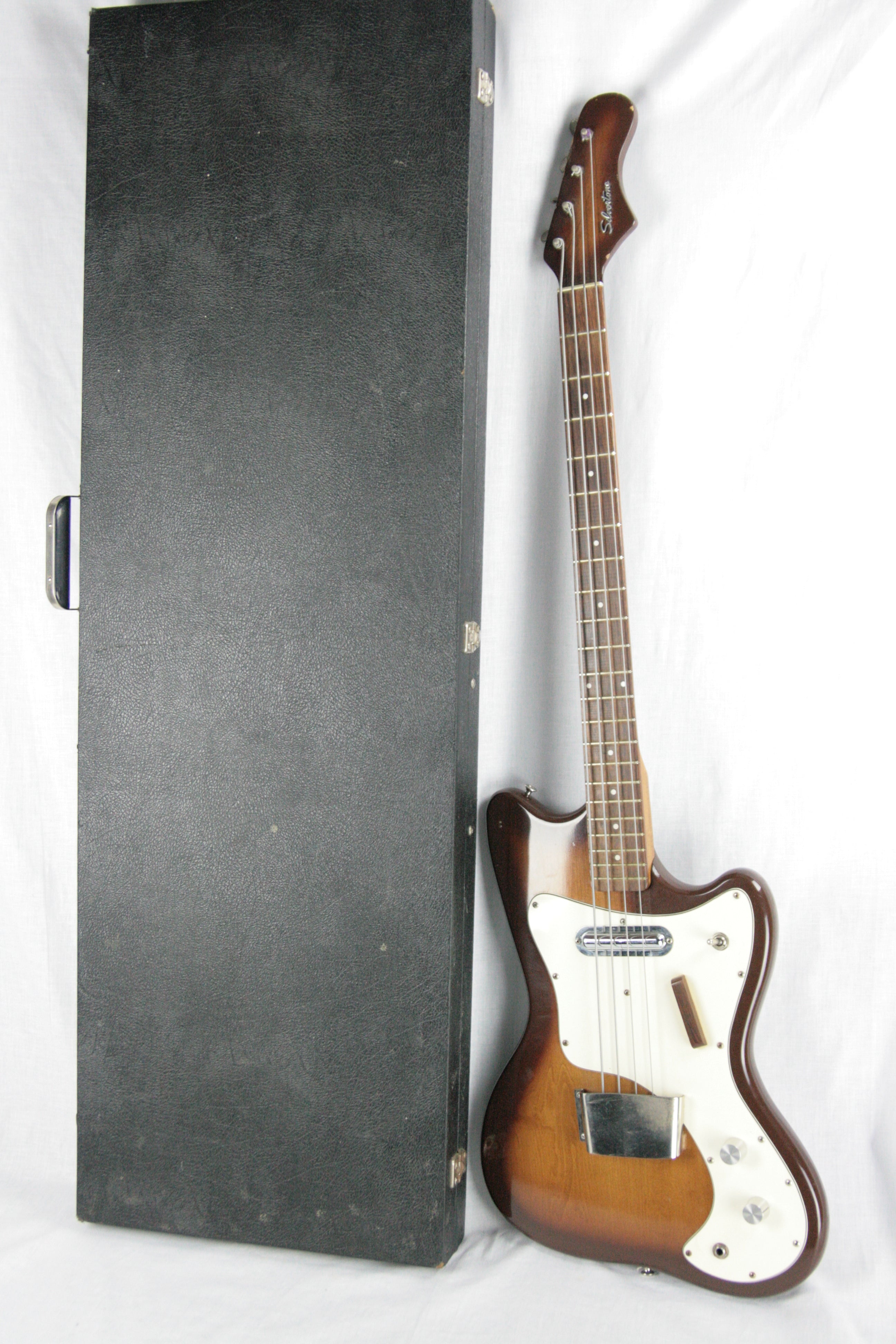 1960's Silvertone 1442L Slimline Vintage Bass Guitar! Danelectro Coral ...