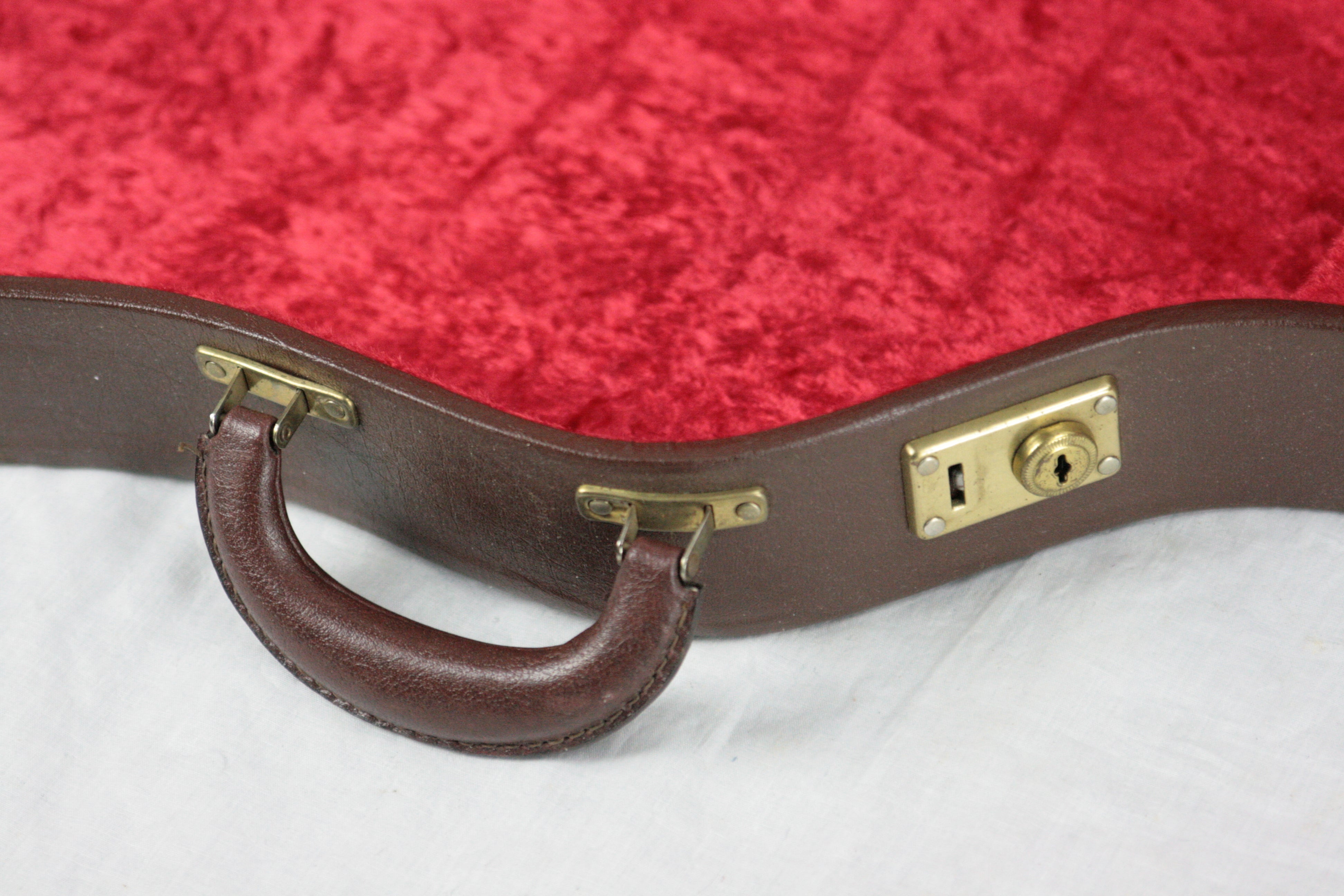 1994 Fender Reissue 1954 Stratocaster Poodle Case Brown 40th Anniversa ...