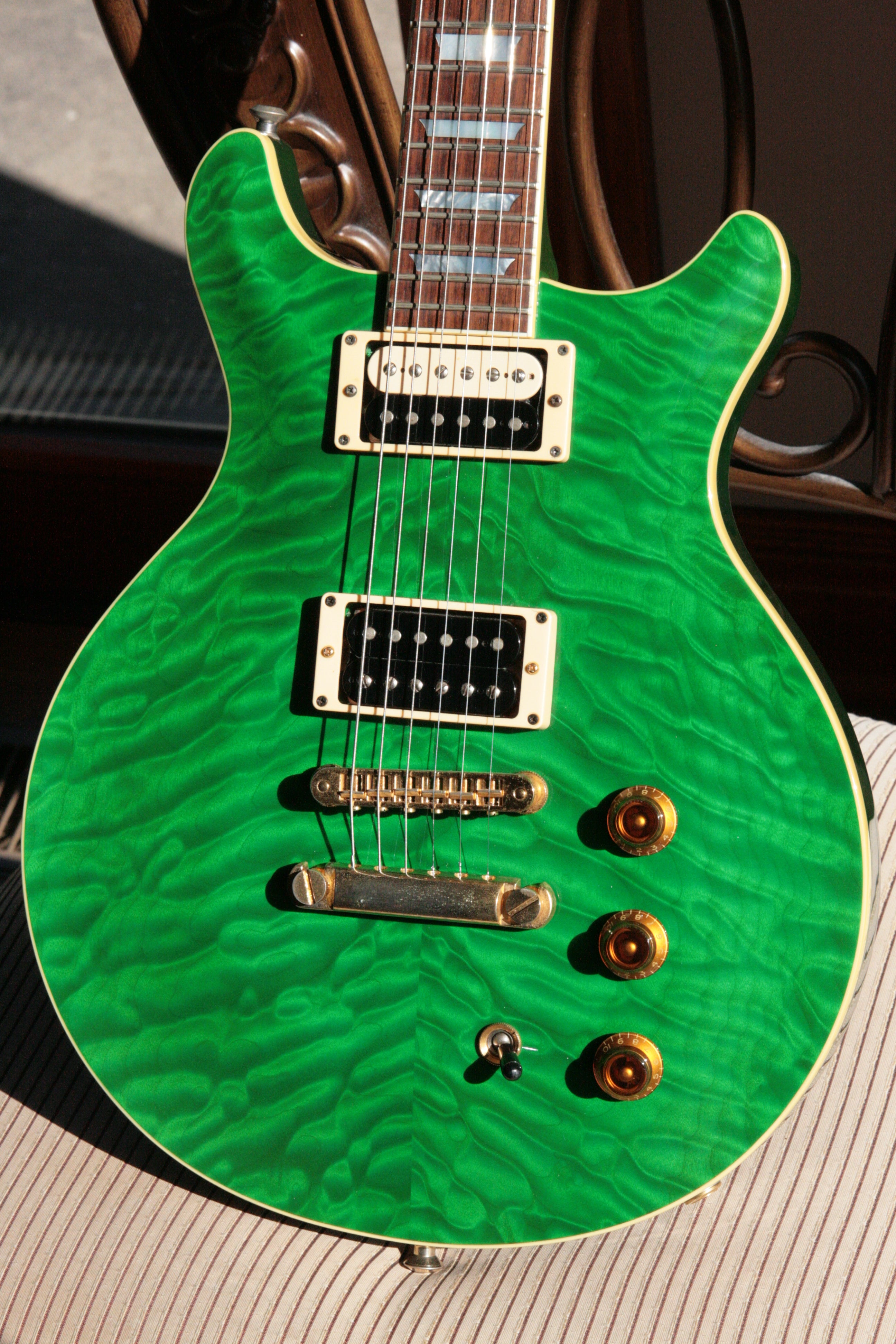 RARE 2001 Hamer USA Studio Custom in Emerald Green Custom Color! w/ OH ...