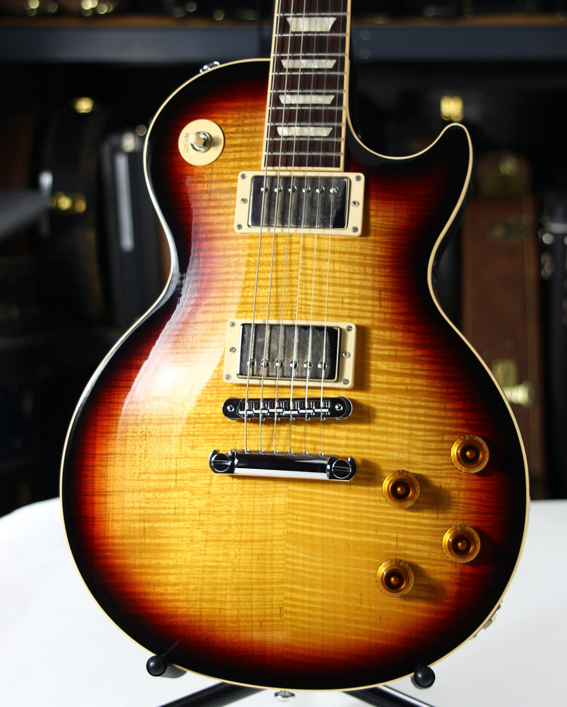 2016 Gibson USA Les Paul Standard T Plus Flametop Fireball Sunburst w ...