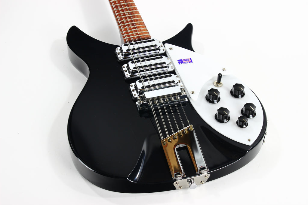 *SOLD* RARE 1999 Rickenbacker 325/12v63 Jetglo Black -- 12-String 325v ...