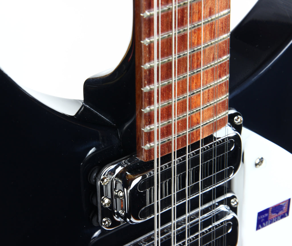 *SOLD* RARE 1999 Rickenbacker 325/12v63 Jetglo Black -- 12-String 325v ...