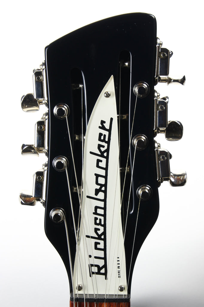 RARE 1999 Rickenbacker 325/12v63 Jetglo Black -- 12-String 325v63 Reis ...