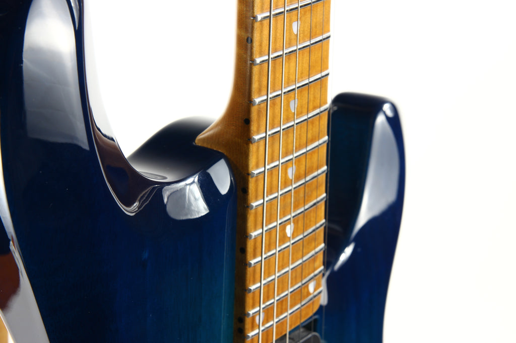 2014 Ernie Ball Music Man John Petrucci JP6 Neptune Blue Burst -- PDN ...