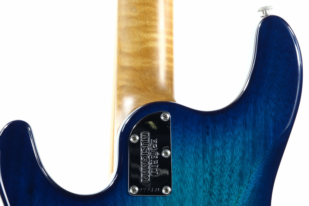 *SOLD* 2014 Ernie Ball Music Man John Petrucci JP6 Neptune Blue Burst ...